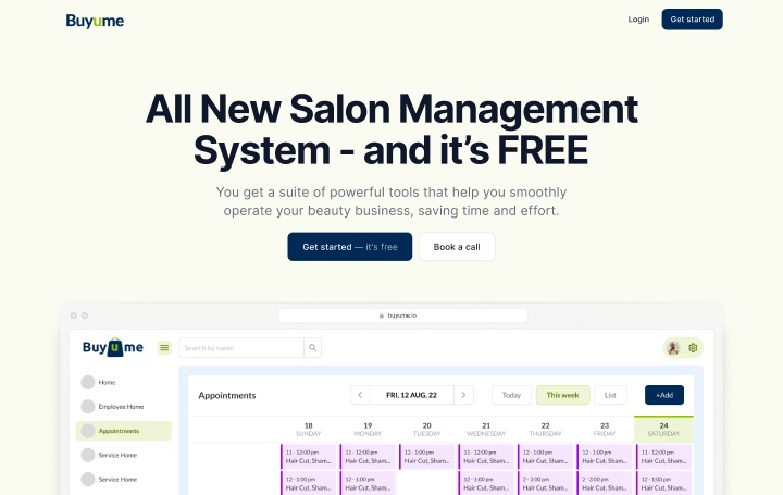 Buyume | Best Salon Management Software | Best Online Salon Management System